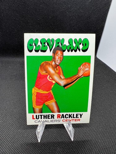 1971-72 Topps Cleveland Cavaliers Basketball Card #88 Luther Rackley ...