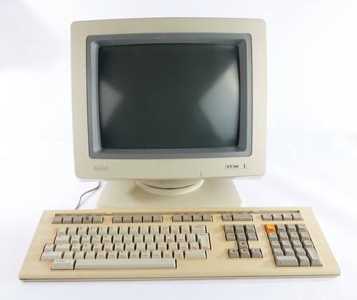 Vintage Rare DEC / Digital VT340 Color Graphics Terminal + LK201 ...