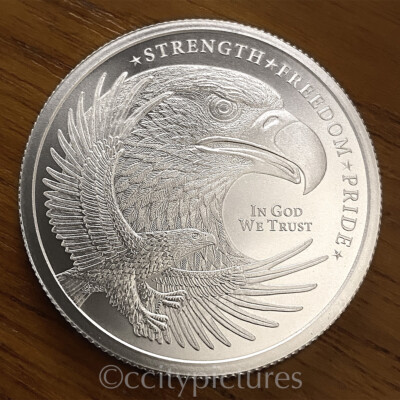 1 oz GSM Silver Eagle 999 BU Round | eBay