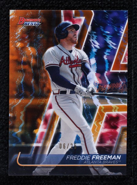 2020 Bowman's Best - Orange Refractor #54 Freddie Freeman /25 for sale ...