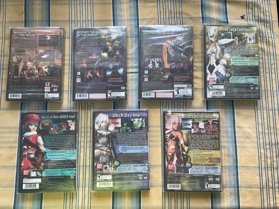 .hack and .hack GU series PS2 7 games All New Sealed 45557180119| eBay