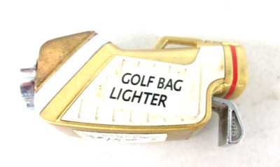 VINTAGE ADVERTISING EMPTY GOLF BAG LIGHTER CIGARETTE LIGHTER 760-C | eBay