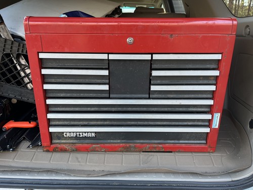 Craftsman 10 Drawer Table Top Tool Box | eBay