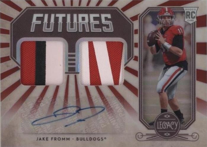 2020 Panini Legacy - Futures Dual Patch Autographs Jake Fromm #FD-JF ...