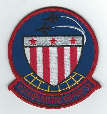 113TH OPERATIONS SUPPORT SQUADRON (THEIR LATEST) patch | eBay