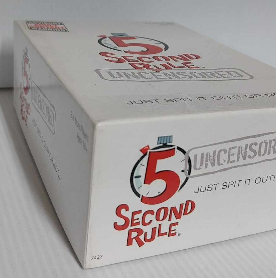 5 Second Rule Uncensored - Funny Card Game for Game Night - for Ages 18 ...