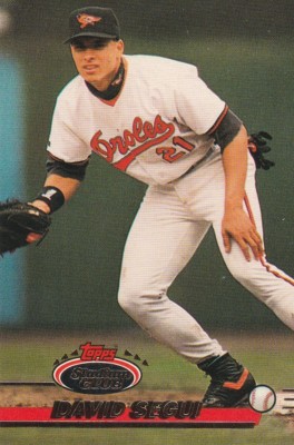 1993 Topps Stadium Club Baseball Trading Card - David Segui Baltimore ...
