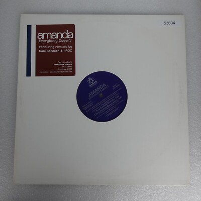 Amanda Everybody Doesn’T PROMO SINGLE Vinyl Record Album | eBay