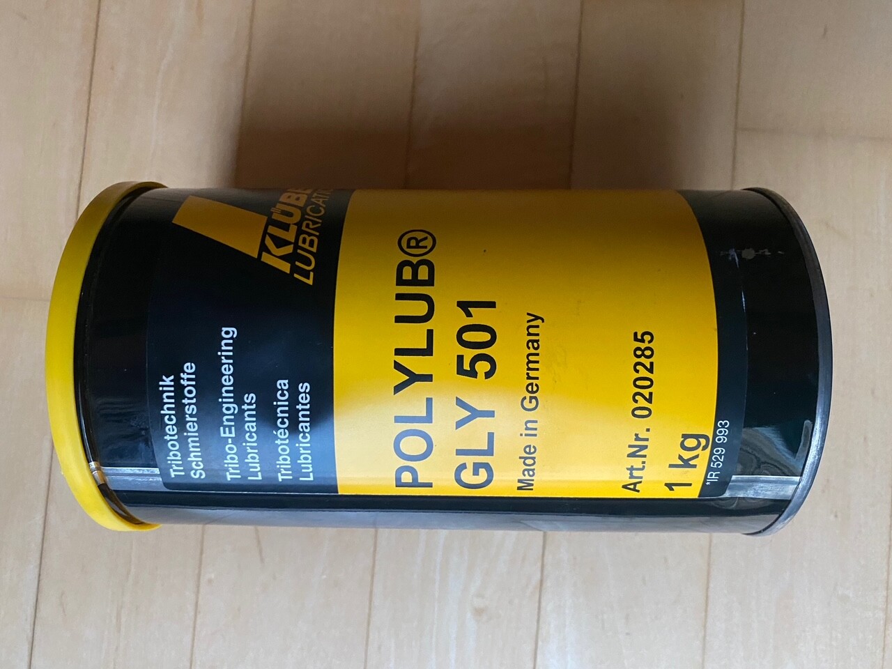 1kg Polylub GLY 501 Klüber Lubrication Fett Tribotechnik Schmierstoff ...