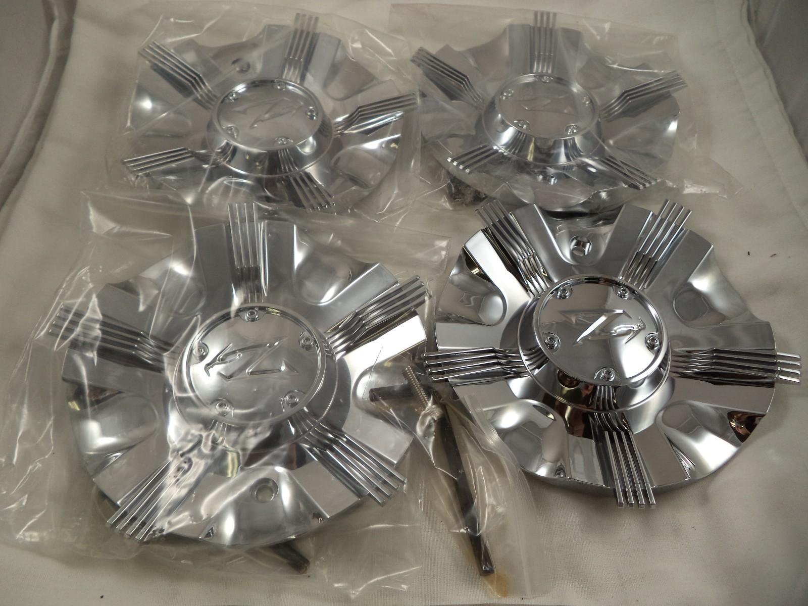 Zinik Wheels Chrome Custom Wheel Center Caps # Z-10 / CAP-Z087 ...