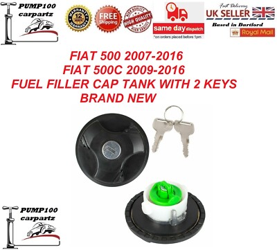 FOR FIAT 500 / 500C 2007-2016 FUEL PETROL DIESEL FILLER LOCKING TANK ...