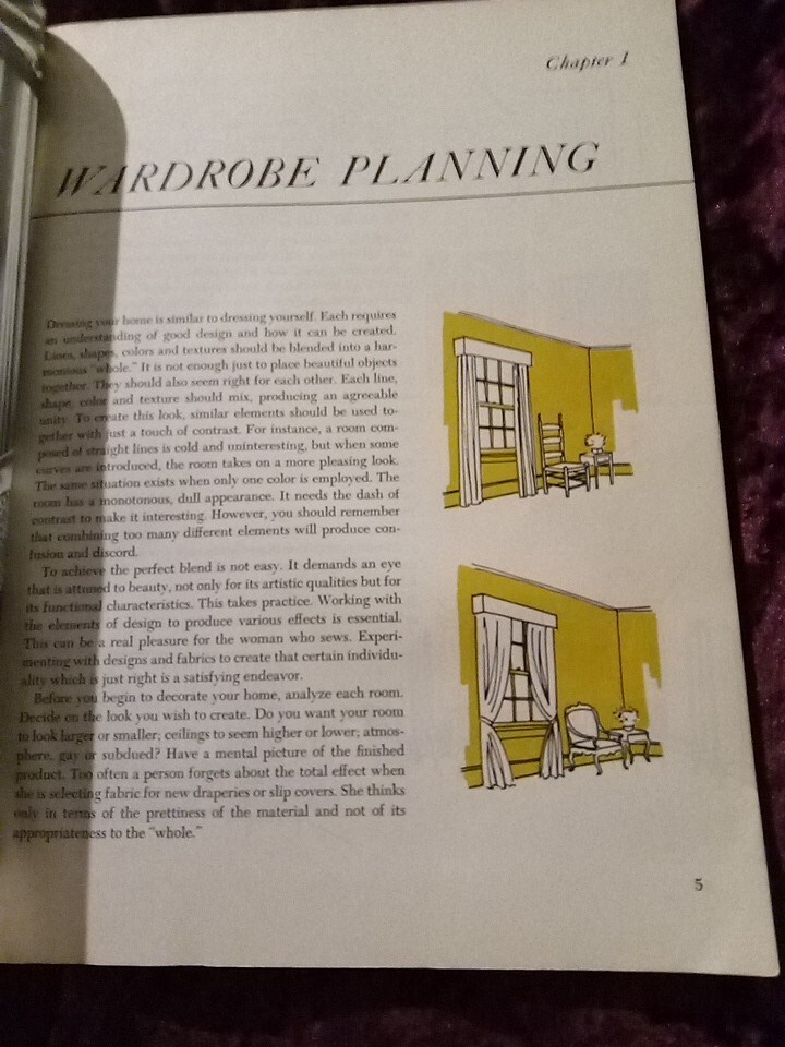 1965 McCall's Home Fashion Decorator Guide Creative Sewing MCM Mid ...