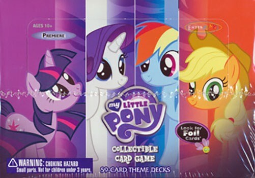 MY LITTLE PONY CCG MLP CCG : PREMIERE BASE SET THEME DECK BOX - 8 DECKS ...