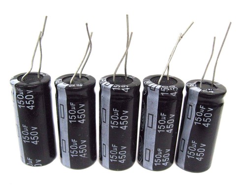 150uF 450V (5x) Electrolytic Capacitors 450V 150uF Volume 18x40 mm | eBay