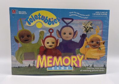 Vintage 1998 Milton Bradley Teletubbies Memory Game Ages 2 & Up ...