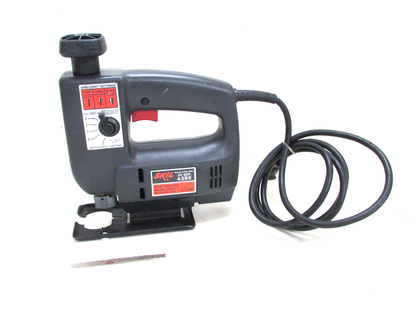 SKIL MODEL #4395 VARI ORBIT JIG SAW, 120V, 3.2A, 3200 SPM | eBay