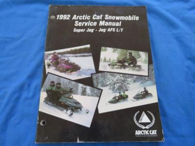 1992 Arctic Cat Snowmobile Super Jag - Jag AFS L/T Service Manual 2254 ...