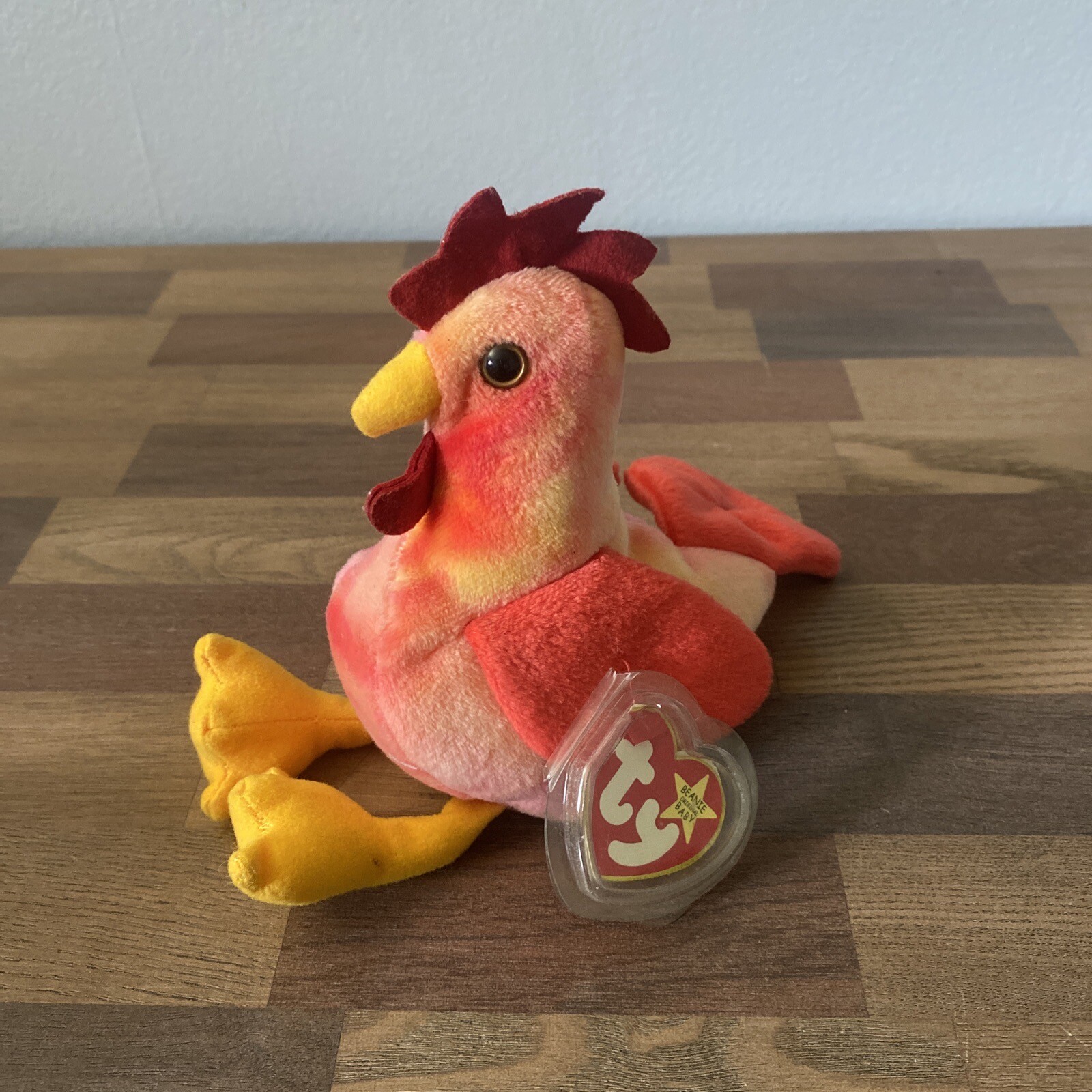 Ty Beanie Baby “Strut” Rooster W/ Swing Tag Rare Tush Tag Stamp #111 ...