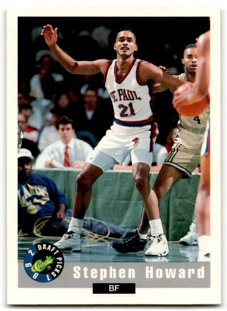 1992-93 Classic Draft Stephen Howard DePaul Blue Demons #55 | eBay