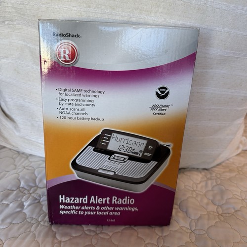 Radio Shack 12-262 Hazard Alert Weather Radio NOAA public Alert NEW | eBay