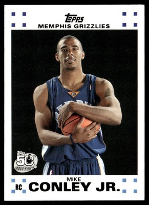 2007-08 Topps Rookie Set Mike Conley Rookie Memphis Grizzlies #4 | eBay