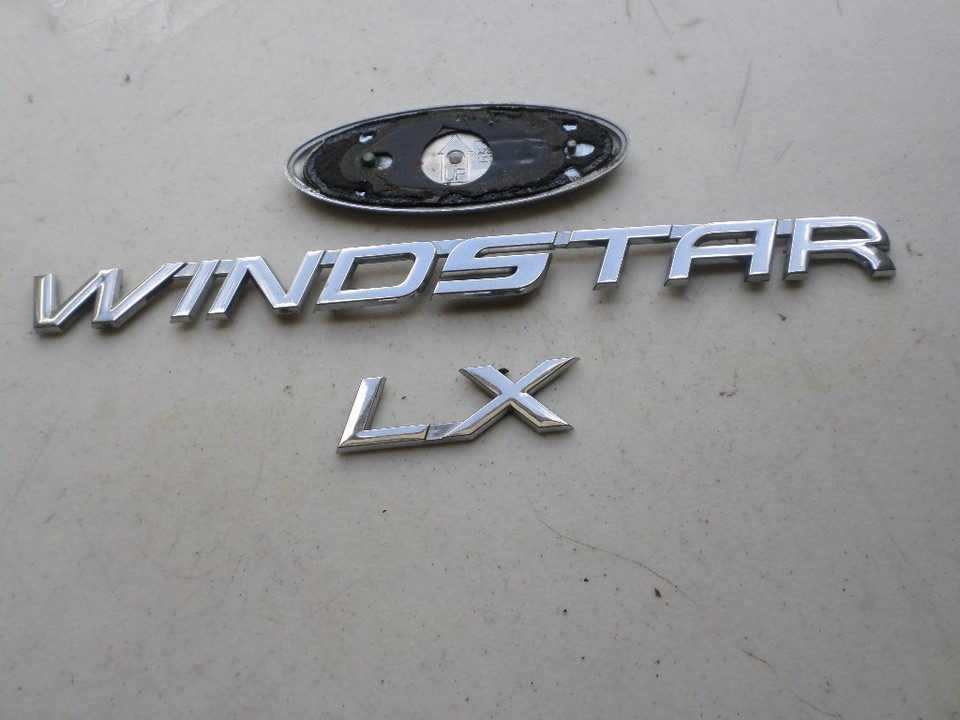 99-03 Ford Windstar LX Nameplate XF2Z-1642528-CA Sticker Logo Symbol ...