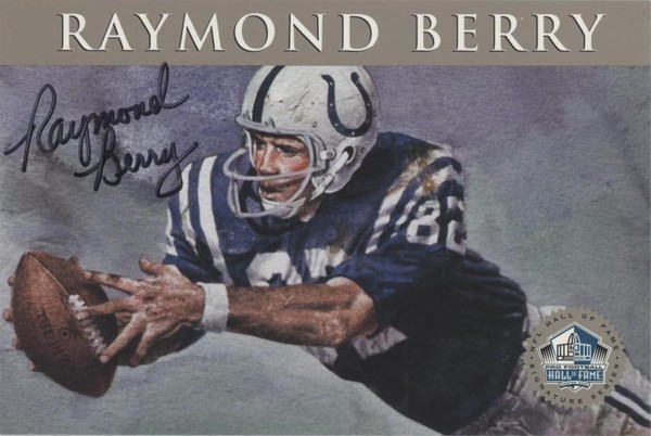 1998 NFL Hall of Fame Signature Series - Autographs Raymond Berry /2500 ...