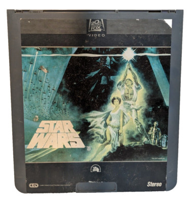 1982 Star Wars CED Stereo Capacitance Electronic Disc Laserdisc VTG ...