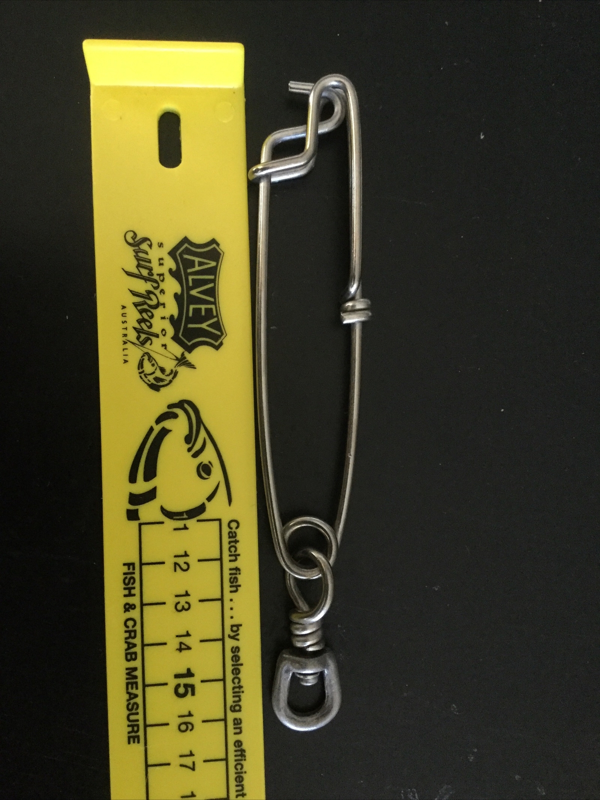 4 XStainless Steel Shark Clips Large 16cm With Swivel Clip12.5cm 500g ...