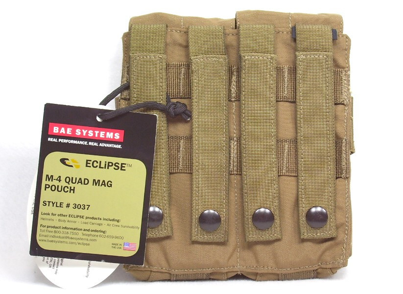 BAE ECLiPSE MOLLE 5.56 Quad Magazine Pouch - coyote brown | eBay