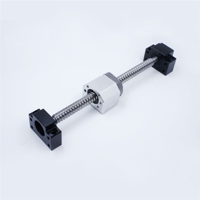 Anti-backlash Rolled Ballscrew SFU4005 Ball Screw &Ballnut Mount End ...