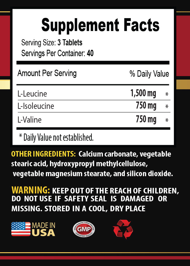 branch chain amino acids - TOP GRADE BCAA 3000mg - L-Valine supplement ...