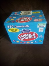 Dubble Bubble Assorted 1" 24mm Gum Balls BULK Vending 3 Lbs Approx 170 ...
