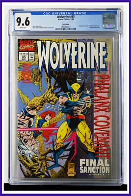 Wolverine #85 CGC Graded 9.6 Marvel September 1994 Wraparound Cover ...