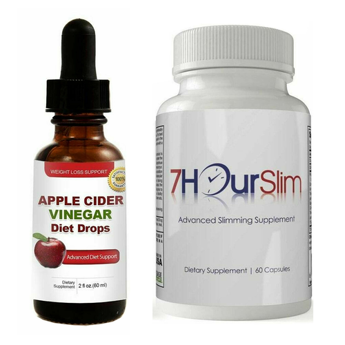 Apple Cider Vinegar Diet Drops 7 Hour Slim Weight Loss Dietary ...