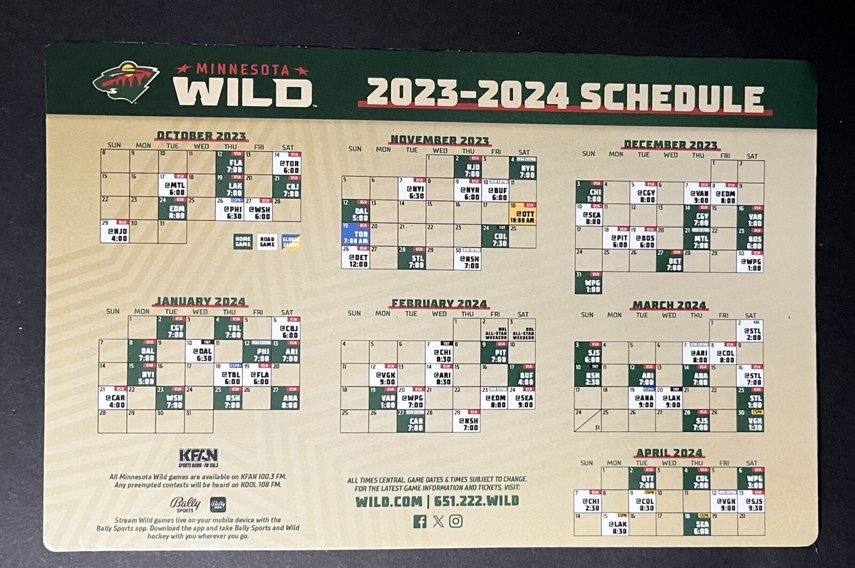Minnesota Wild Schedule Can The Wild Top Line Carry Them Through Tough