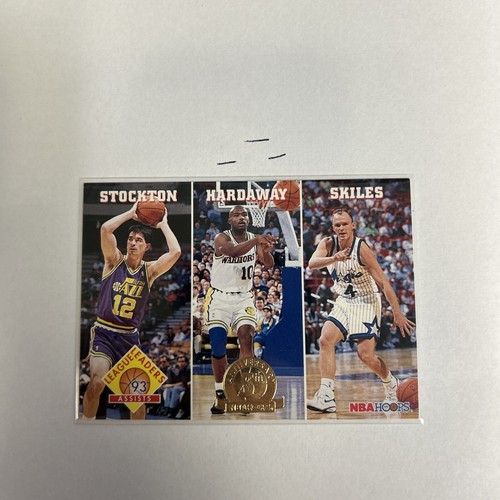 1993-94 NBA Hoops - John Stockton, Tim Hardaway, Scott Skiles #286 ...