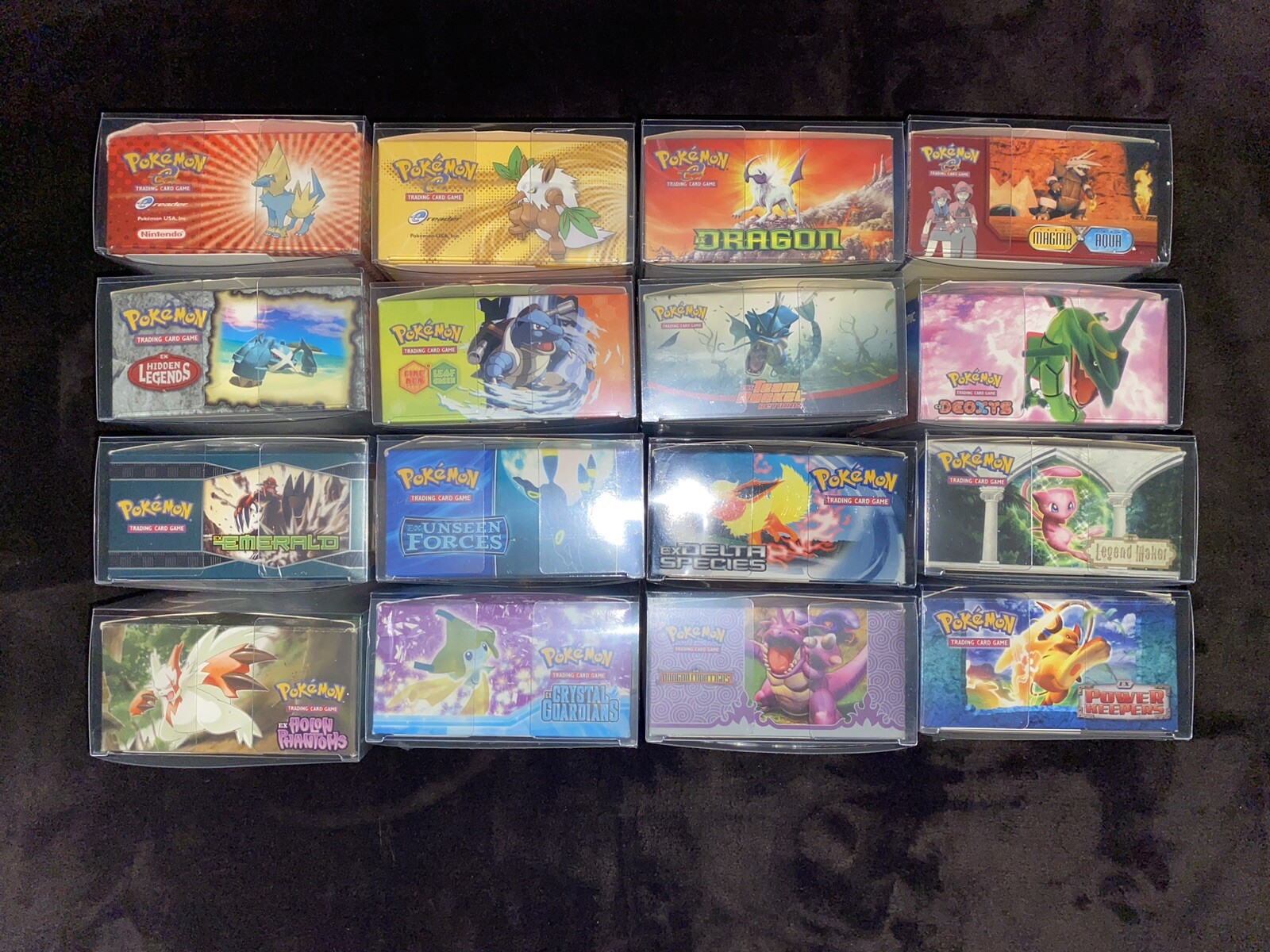 💎MASTER SET - Pokémon Empty Booster Box Collection - 100+ Boxes! 1999 ...