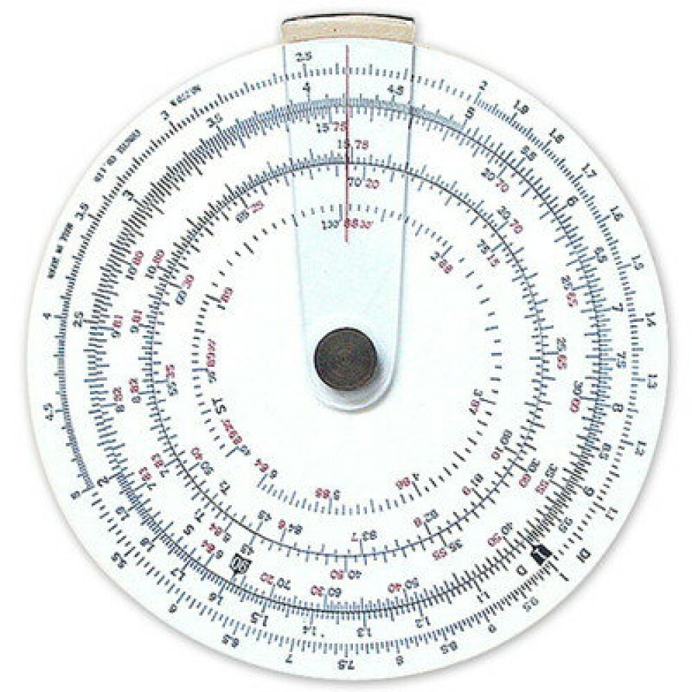 Concise Ruler Circular Slide Rule No. 270N 100812 100mm Made IN JAPAN ...