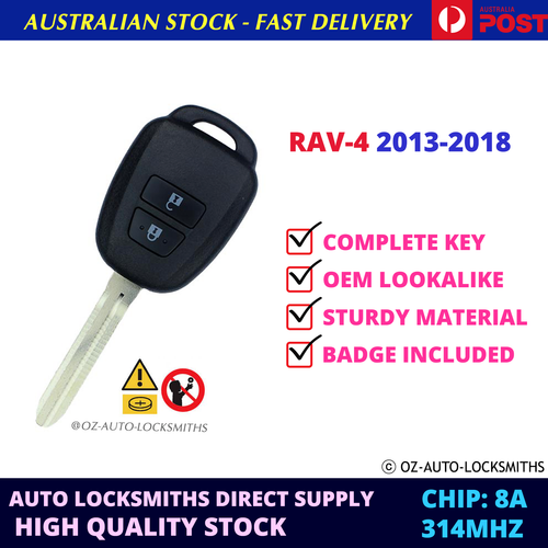 For toyota rav4 rav-4 key remote with H chip 2013 2014 2015 2016 2017 ...