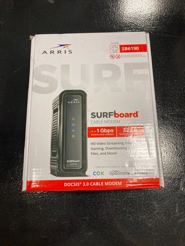 ARRIS SURFboard SBG10 DOCSIS 3.0 16 x 4 Gigabit Cable Modem & AC1600 Wi ...