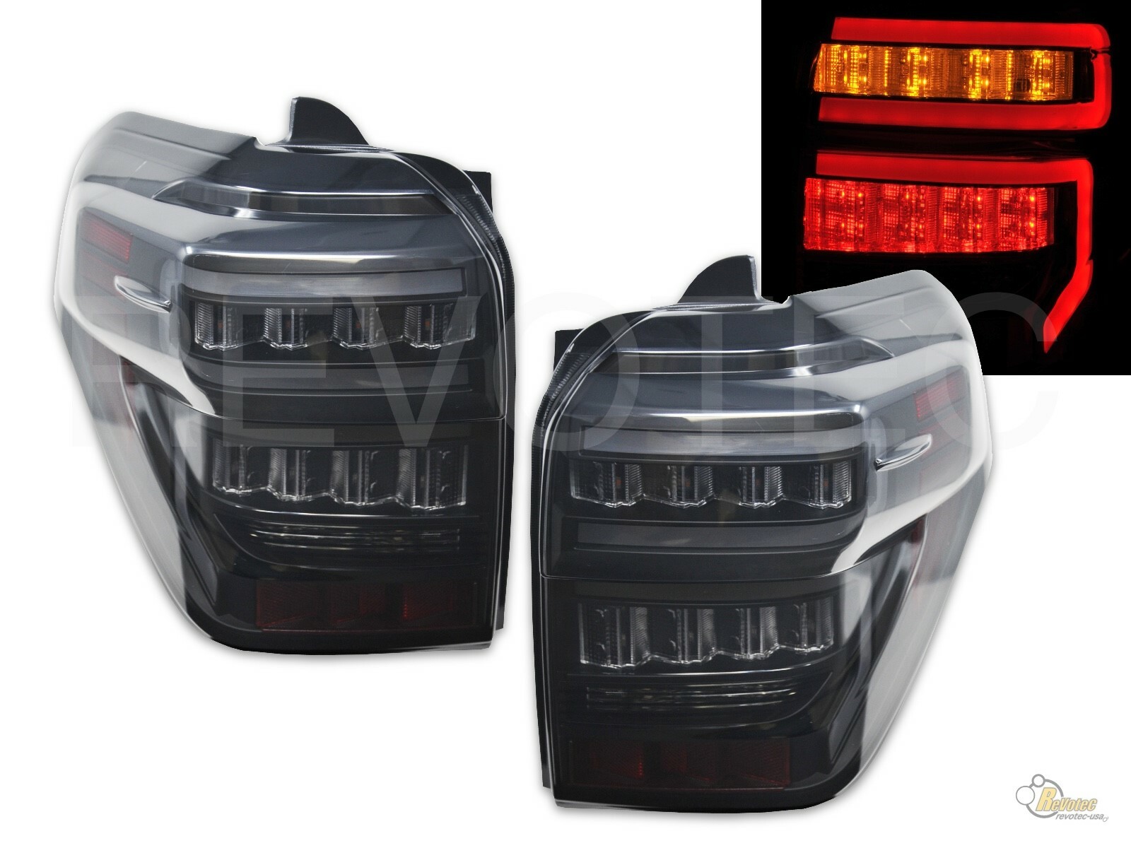 Passenger Side Eagle Eyes Black Smoke LED Taillight 2014-2020 Toyota ...