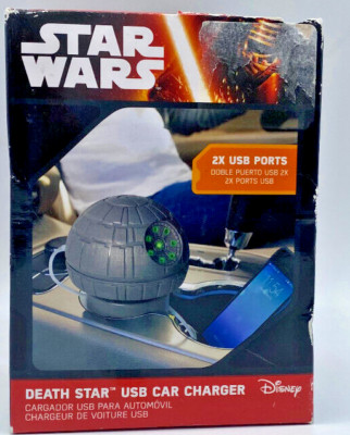 Disney Star Wars Death Star USB Car Charger - 2x USB ports Thinkgeek ...