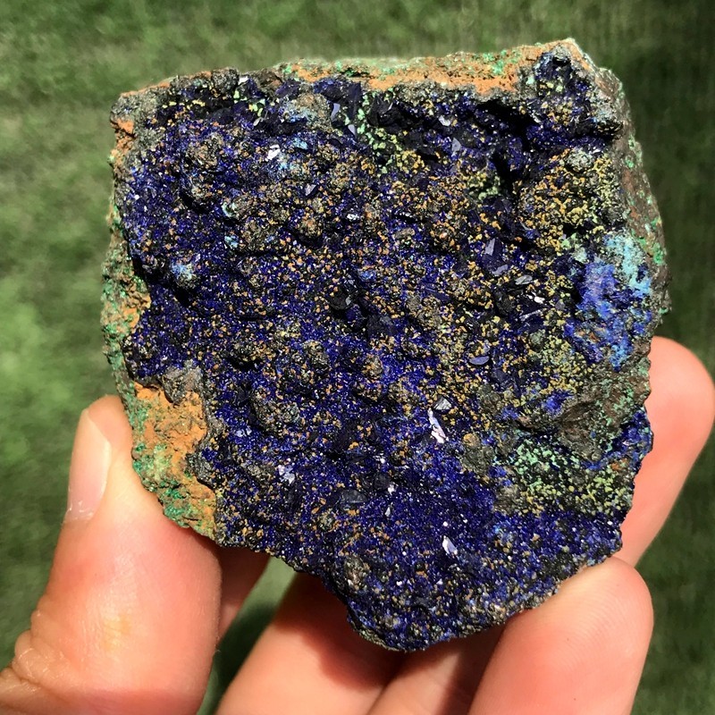 180G Rare azurite Crystal Cluster Mineral Specimen Energy Healing Reiki ...