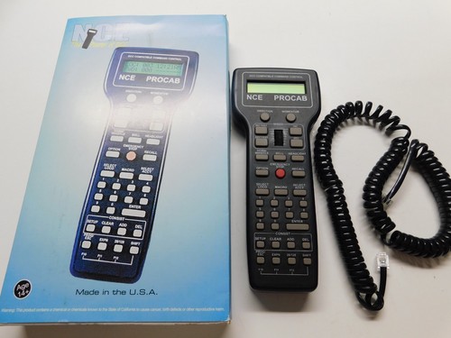 HO /N SCALE NCE PROCAB DCC DELUXE HANDHELD THROTTLE FOR MODEL TRAIN ...