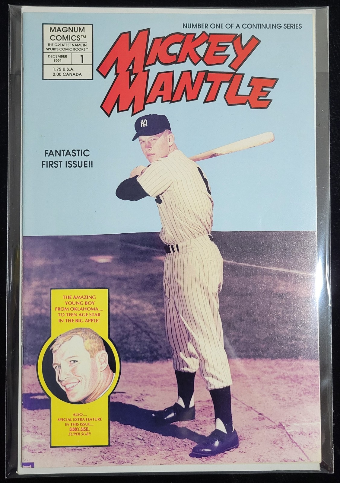 Magnum Comics - Dec 1991 - Mickey Mantle #1 - First Issue Comic Book | eBay