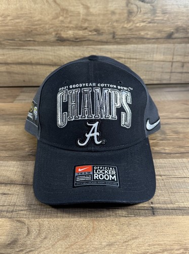 Alabama Crimson Tide Nike 2021 National Championship Snapback Cap Hat ...