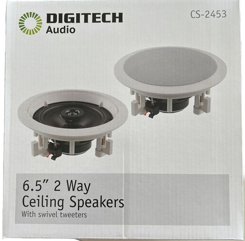 Digitech In-Ceiling 2 Way 17cm Speaker with Swivel Tweeter CS2453 | eBay
