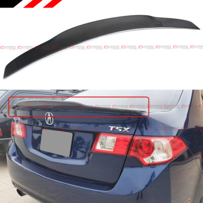 FOR 09-14 ACURA TSX CU2 EURO R HIGHKICK DUCKBILL CARBON FIBER TRUNK ...