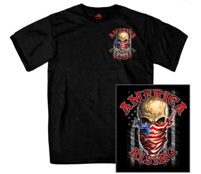 Hot Leathers America Rising Short Sleeve Tee | eBay